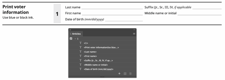 How to make PDF forms accessible | Center for civic design - Center for ...